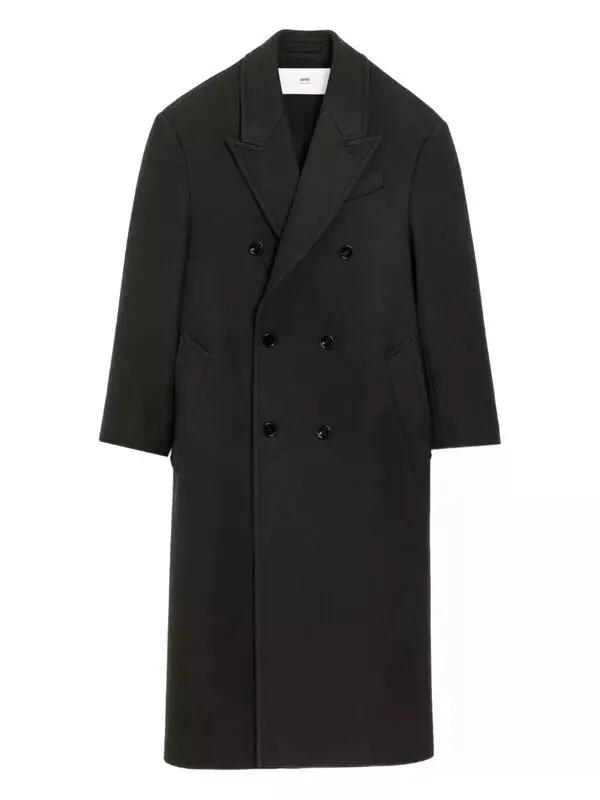 AMI Paris Double-breasted Wool Coat