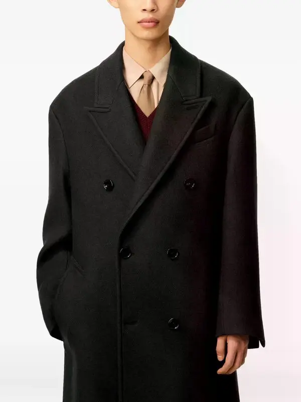 AMI Paris Double-breasted Wool Coat