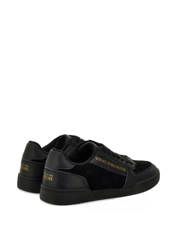 Versace Logo Leather Sneakers