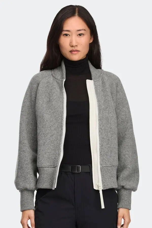 Canada Goose Sierra Fleece Bomber Jacket - Greige