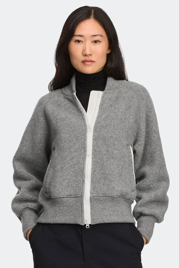 Canada Goose Sierra Fleece Bomber Jacket - Greige