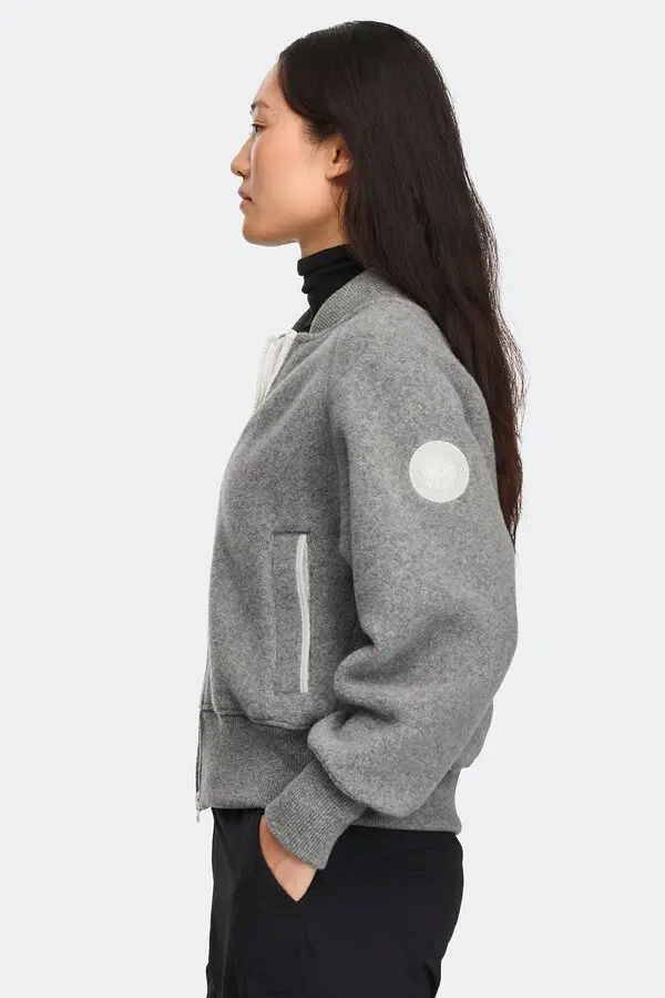 Canada Goose Sierra Fleece Bomber Jacket - Greige