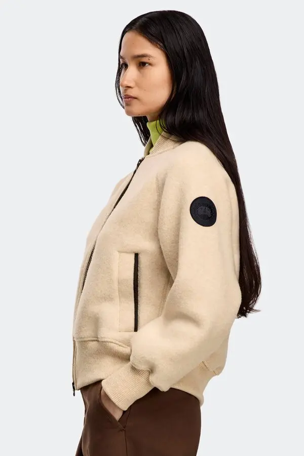 Canada Goose Sierra Fleece Bomber Jacket - Light Tan