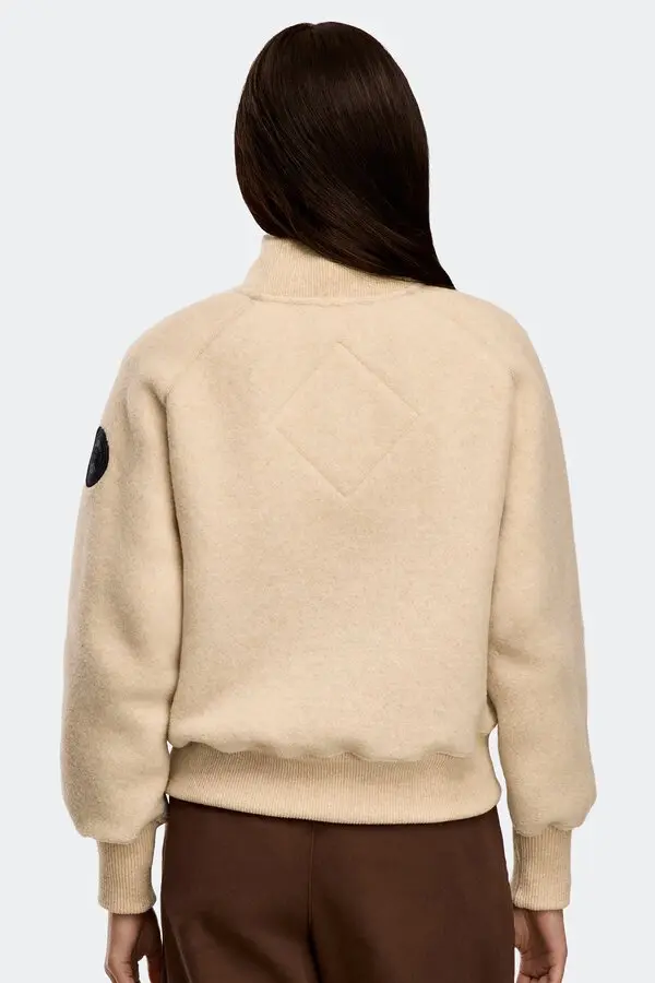 Canada Goose Sierra Fleece Bomber Jacket - Light Tan
