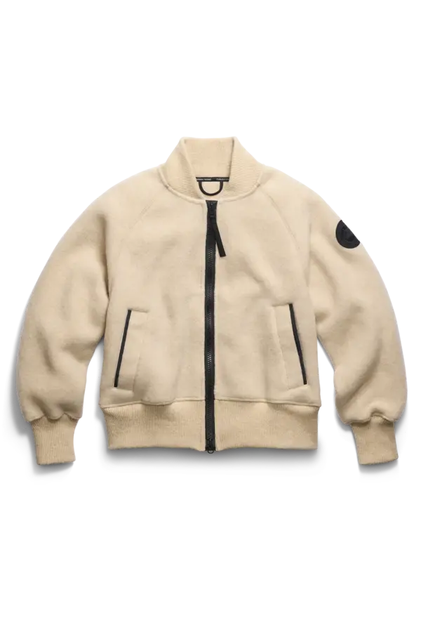 Canada Goose Sierra Fleece Bomber Jacket - Light Tan