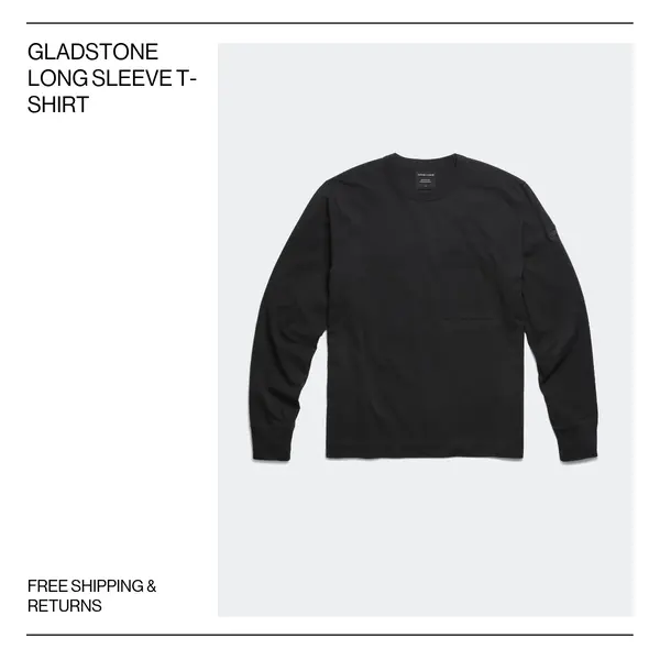 Canada Goose Gladstone Long Sleeve T-shirt - Black
