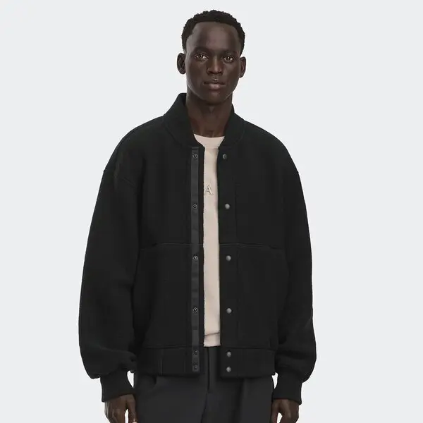 Canada Goose Hudson Fleece Bomber Jacket - Black