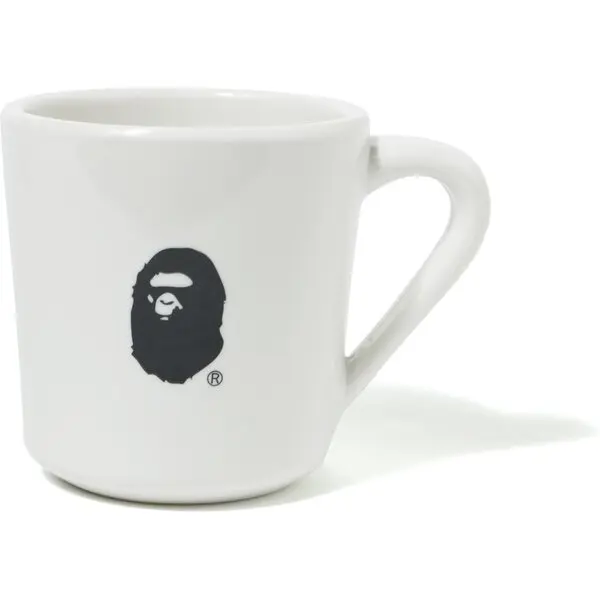 A BATHING APE Ape Head Mug - White