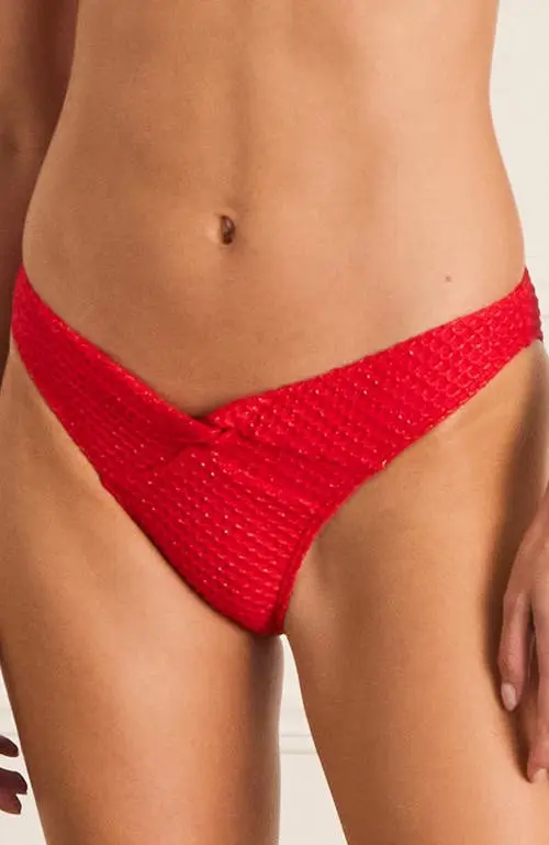 AQUA BLU AUSTRALIA Dipped Front Presley Cheeky Pant Bikini Bottom