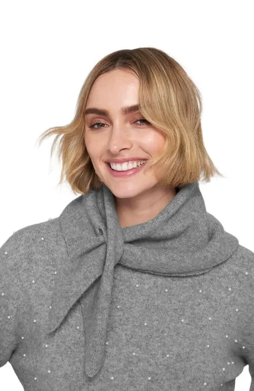 ELLE COLLECTION Sweater Knit Scarf - Grey