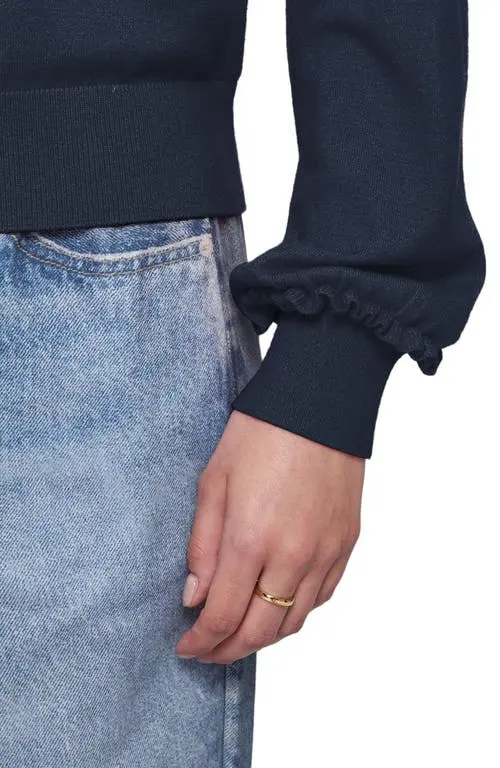 ELLE COLLECTION Fine Gauge Knit Cardigan Sweater
