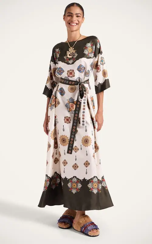 La DoubleJ Muumuu Maxi Dress - Nucleus Placée Off White