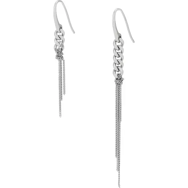 ALLSAINTS Nia Drop Earrings - Rhodium