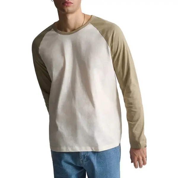 Brooklyn Industries Slub Cotton Long Sleeve T-shirt - Winter Twig