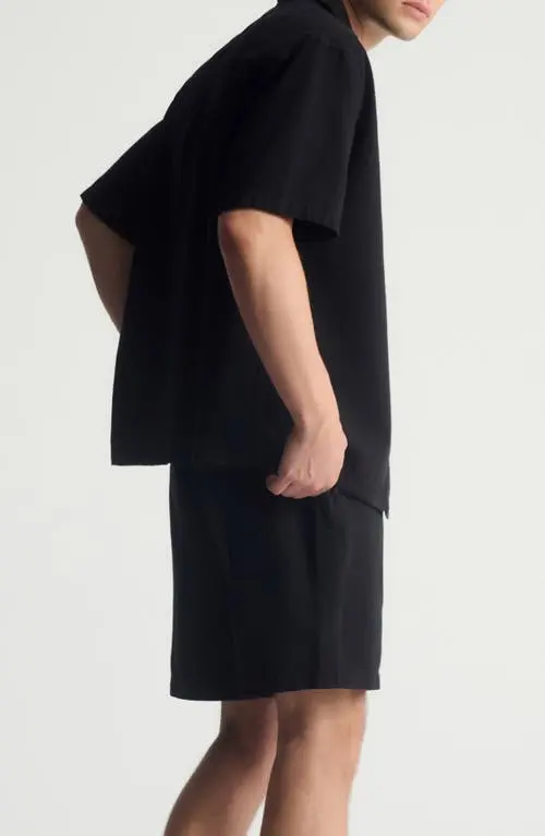 Brooklyn Industries Short Sleeve Cotton & Linen Button-up Shirt