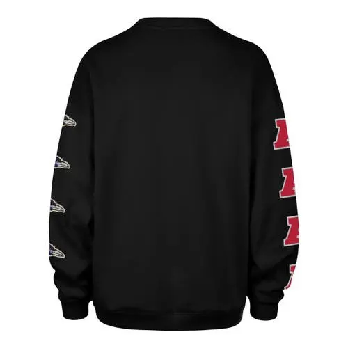 '47 Baltimore Ravens Oversized Pullover Sweatshirt - Black
