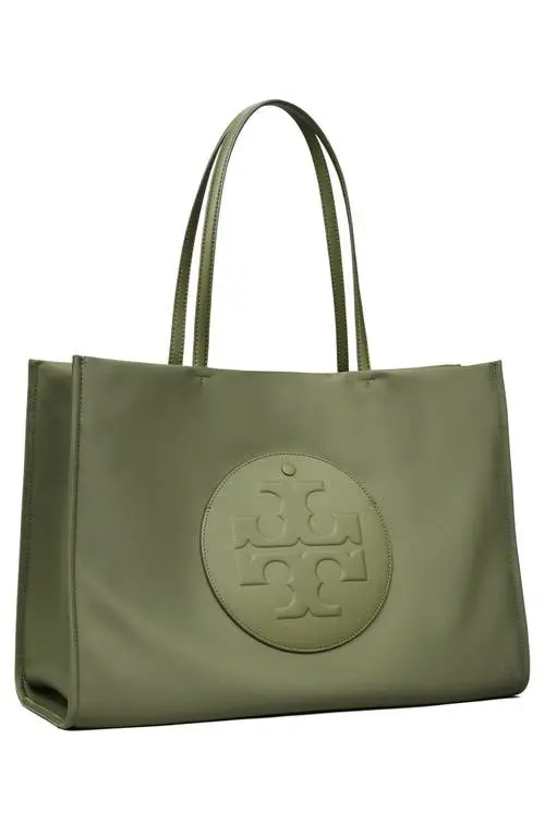Tory Burch Ella Recycled Nylon Tote - Olive Green