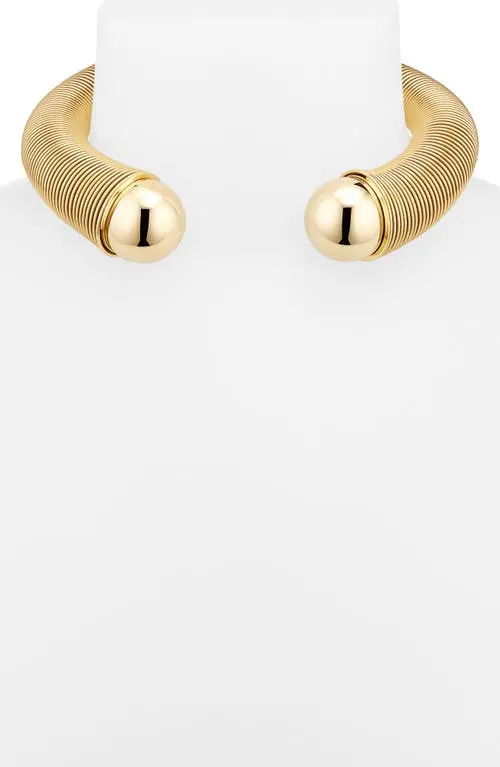 Alaïa Spiral Collar Necklace - Or