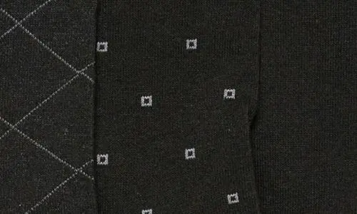 Calvin Klein Assorted Cotton Blend Crew Socks Pack Of 4 - Black