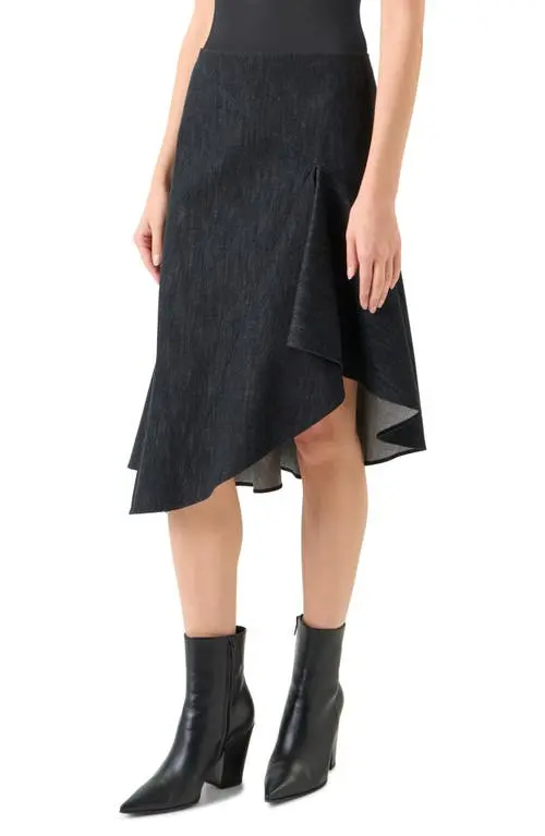 Akris Asymmetric Denim Skirt