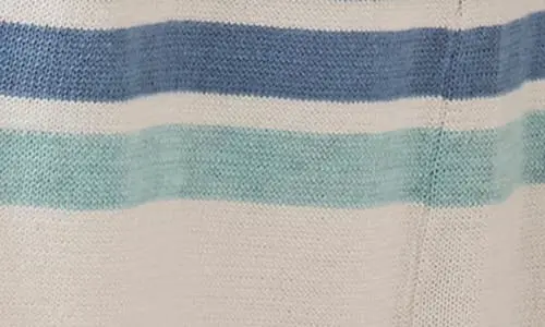 Splendid Striped Knit Wide Leg Pants - Moonstone Multi Stripe