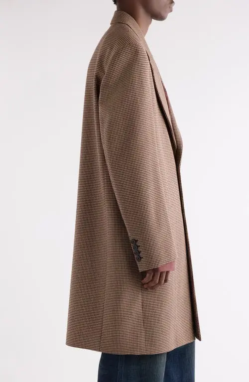 Acne Studios Otam Houndstooth Wool Coat
