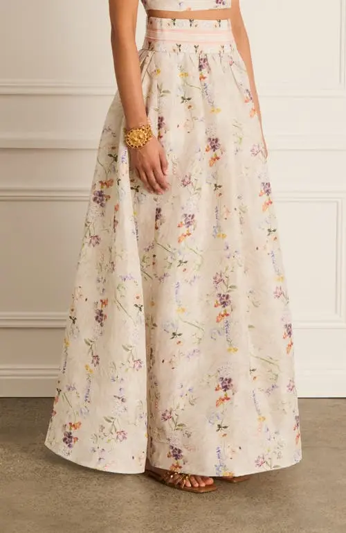 AQUA BLU AUSTRALIA Moonflower Zandra Maxi Skirt