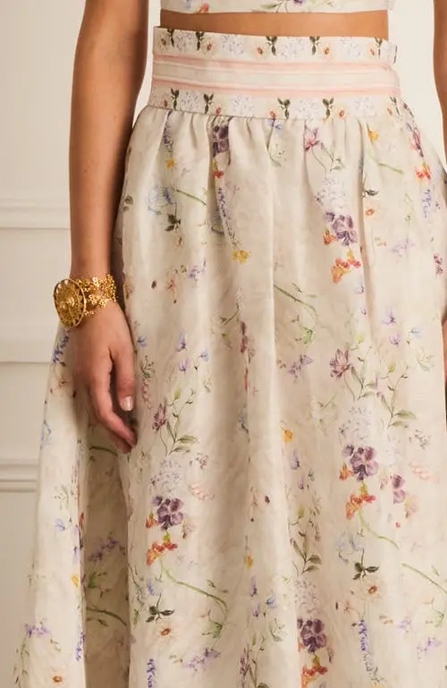 AQUA BLU AUSTRALIA Moonflower Zandra Maxi Skirt