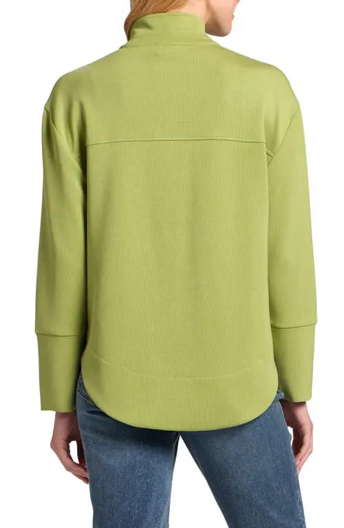APNY Grommet Henley Long Sleeve Top