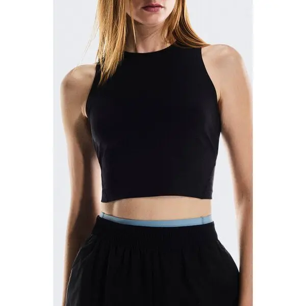 On Studio Crop Tank - Black
