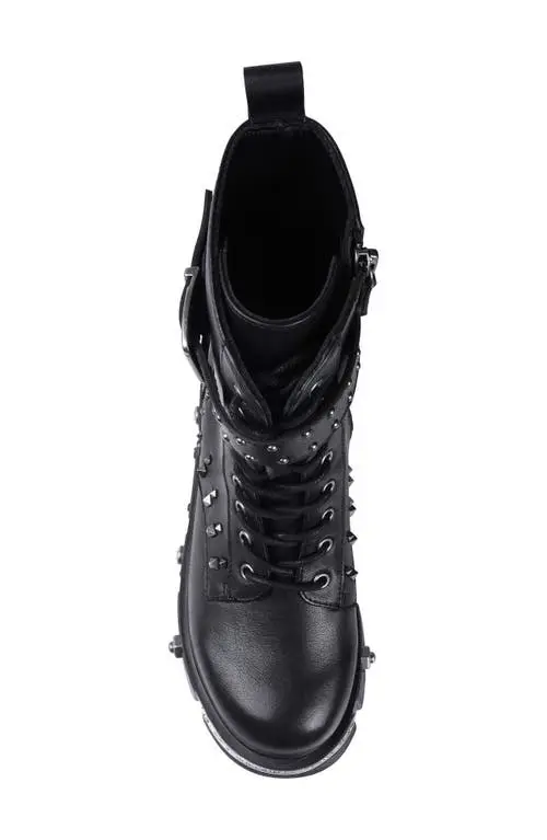 ZIGI Monik Studded Lug Sole Combat Boots