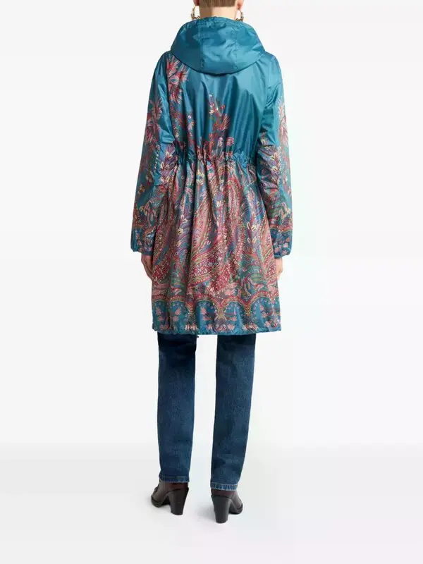 Etro Paisley Print Raincoat