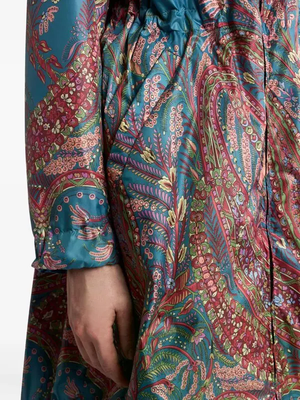 Etro Paisley Print Raincoat