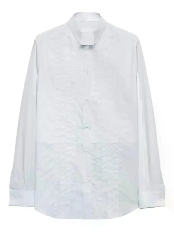 Prada Pleated Cotton Shirt