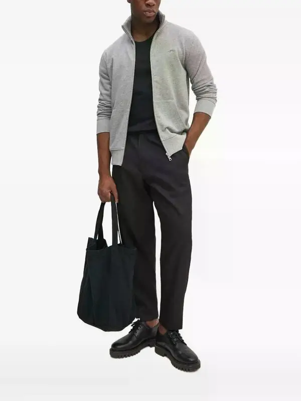 Gant Shield High-neck Zip-up Sweater