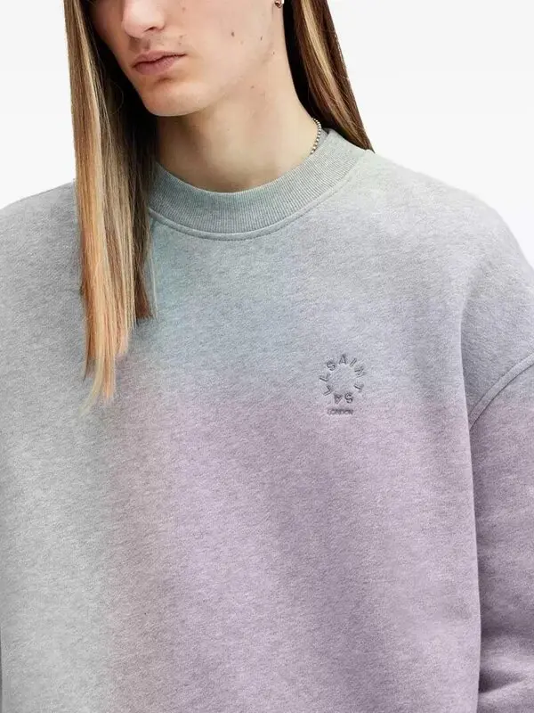ALLSAINTS Embroidered-logo Crew-neck Sweatshirt