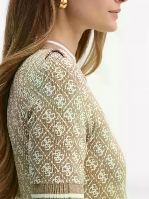Guess Logo-pattern Mini Dress