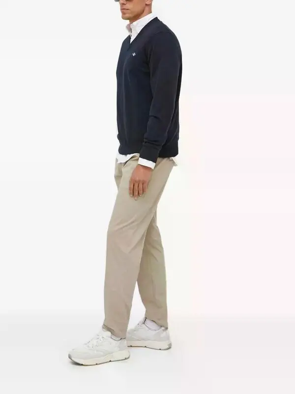 Gant V-neck Logo Sweater