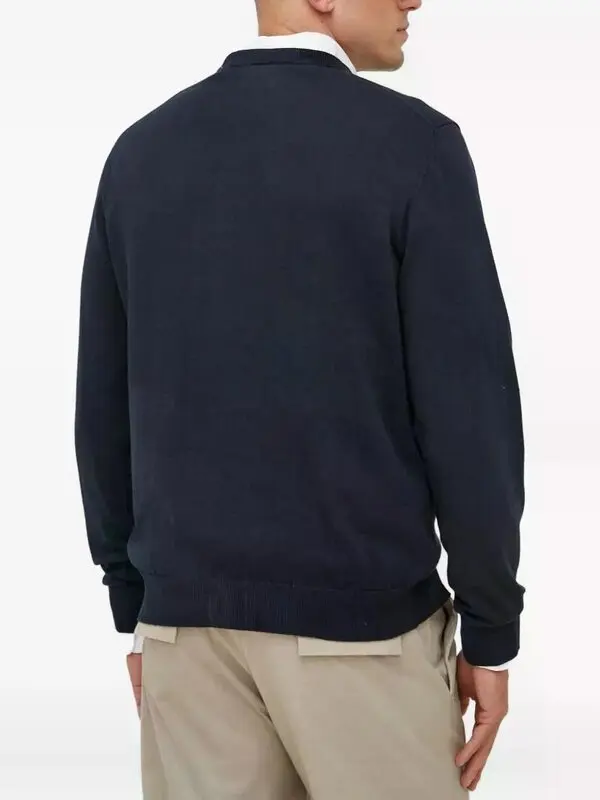 Gant V-neck Logo Sweater