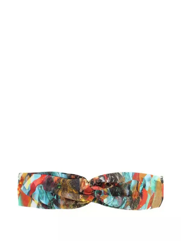 LYGIA & NANNY Bethania Printed Headband - Brown