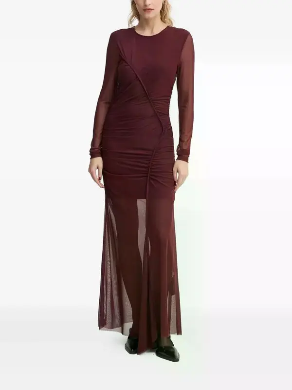 GESTUZ Mesh Paneled Dress