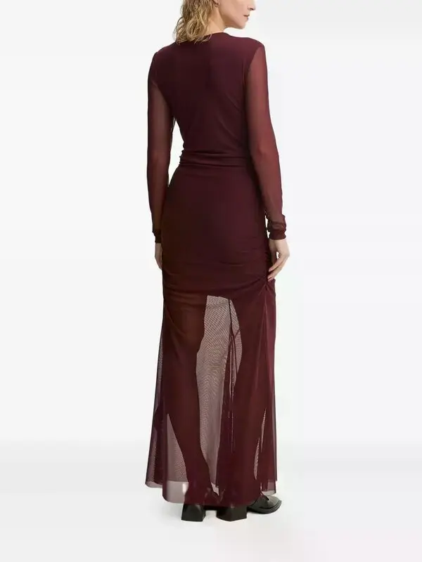 GESTUZ Mesh Paneled Dress