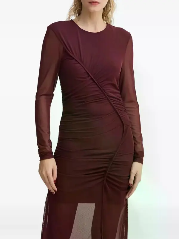 GESTUZ Mesh Paneled Dress