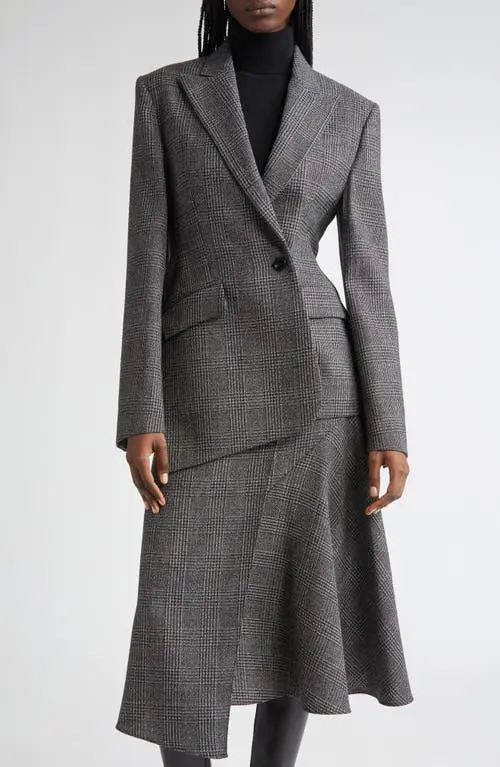 Michael Kors Asymmetric Virgin Wool Blazer