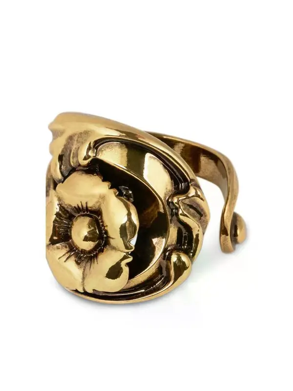 Etro Flower-shaped Baroque Ring