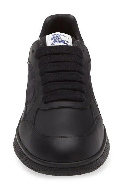 Burberry Terrace Check Sneakers - Black/storm Blue Che