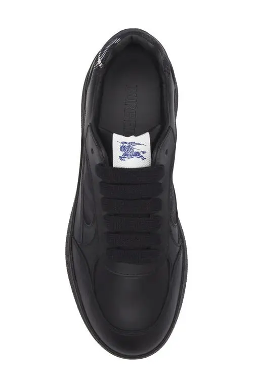 Burberry Terrace Check Sneakers - Black/storm Blue Che