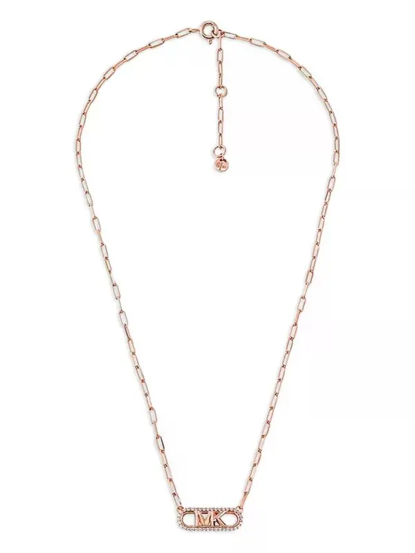 Michael Kors Logo Chain-link Necklace - Gold