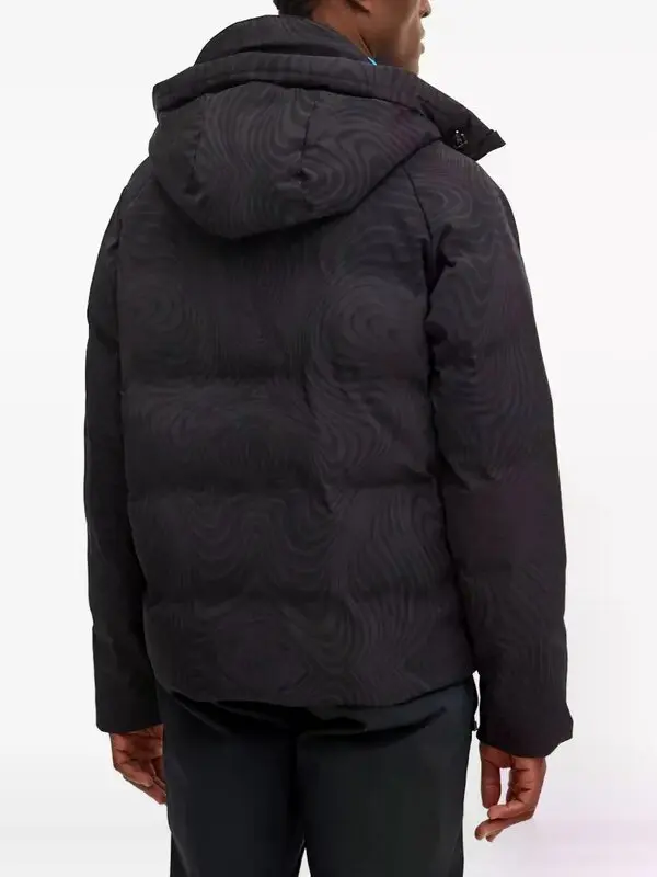 EA7 Wave-pattern Ski Jacket