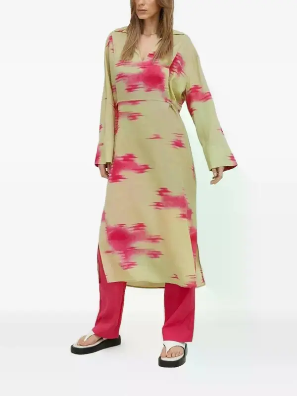 SAMSOE SAMSOE Abstract-print Dress